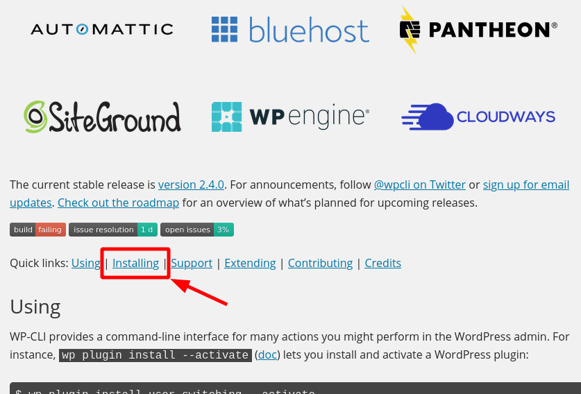 wp-cli 사용하기 #1 – Changwoo Blog
